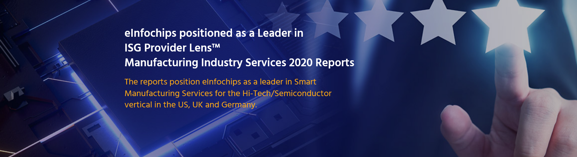 eInfochips positioned as a Leader in ISG Provider Lens™ Manufacturing ...